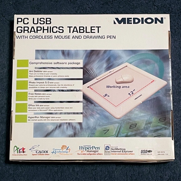 Medion | Computers, Laptops & Parts | Medion Usb Graphics Tablet With ...